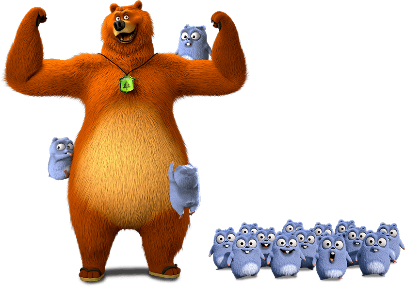 Download Clip Art Grizzy Transparent Png Stickpng - Grizzy And The ...