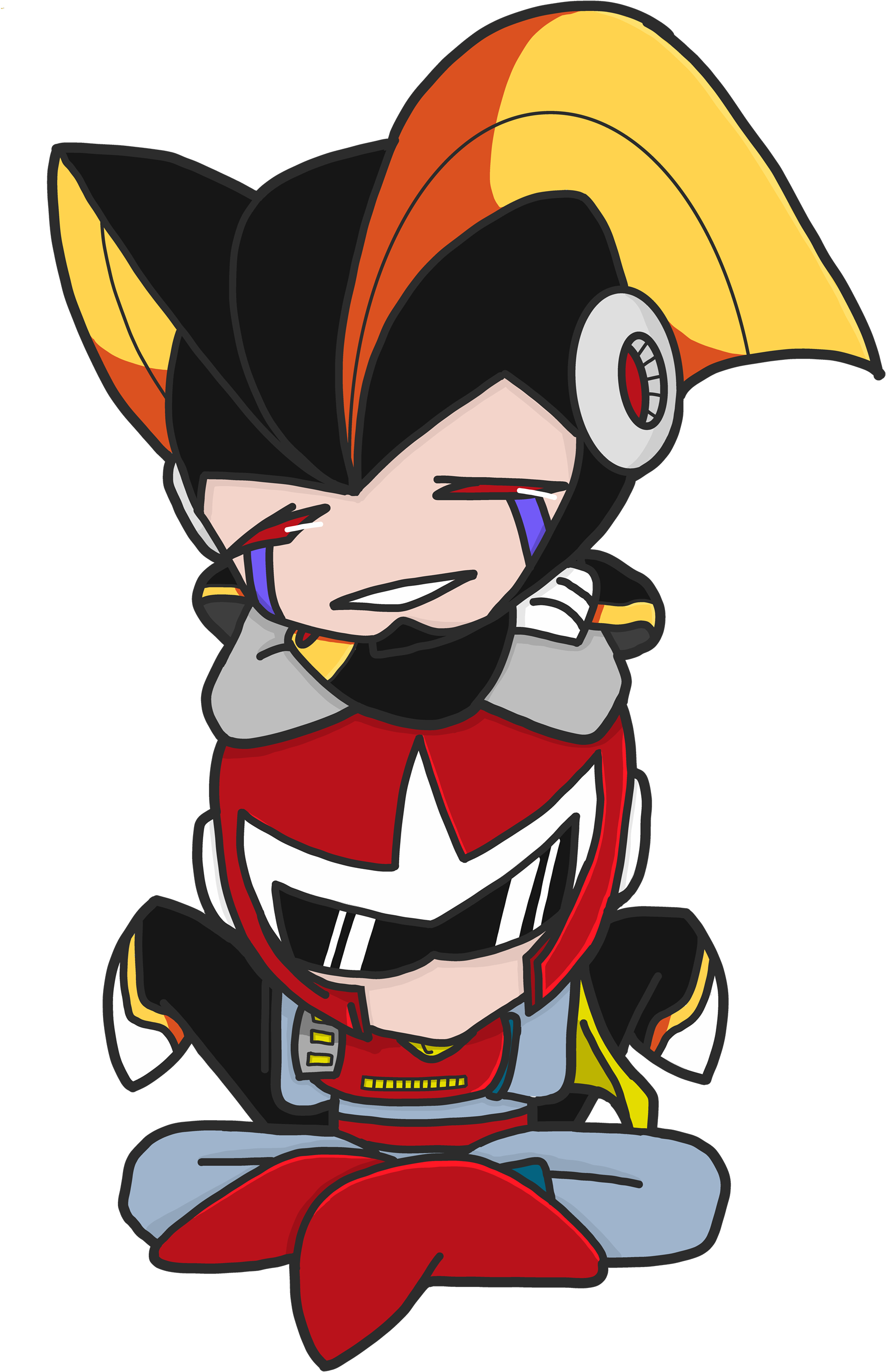 Download Transparent Protoman Png - Proto Man X Bass - ClipartKey