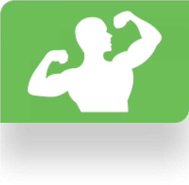 Download Male Gymnast Flexing Arms - Gym - ClipartKey