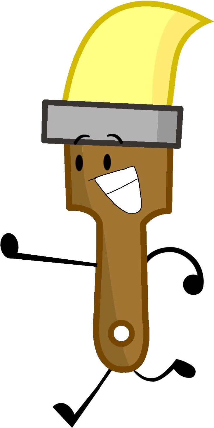 Download Paintbrush"s High Five Pose By Ball Of Sugar - ClipartKey