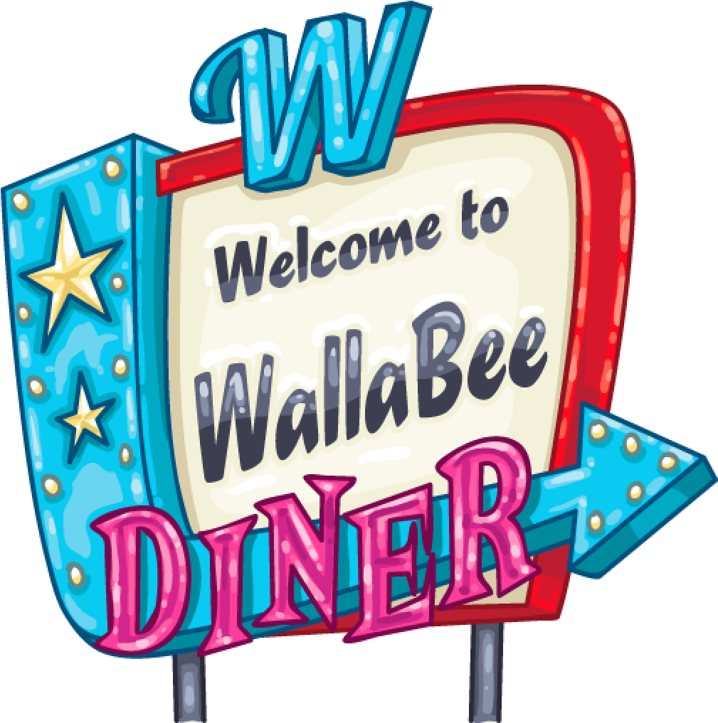 Download Welcome To The Diner Sign - ClipartKey