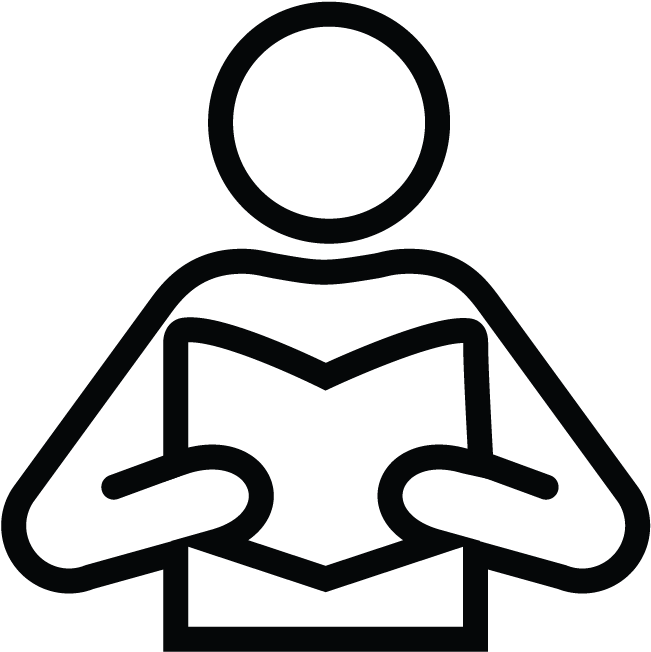 Download Reading Icon Transparent Background - ClipartKey