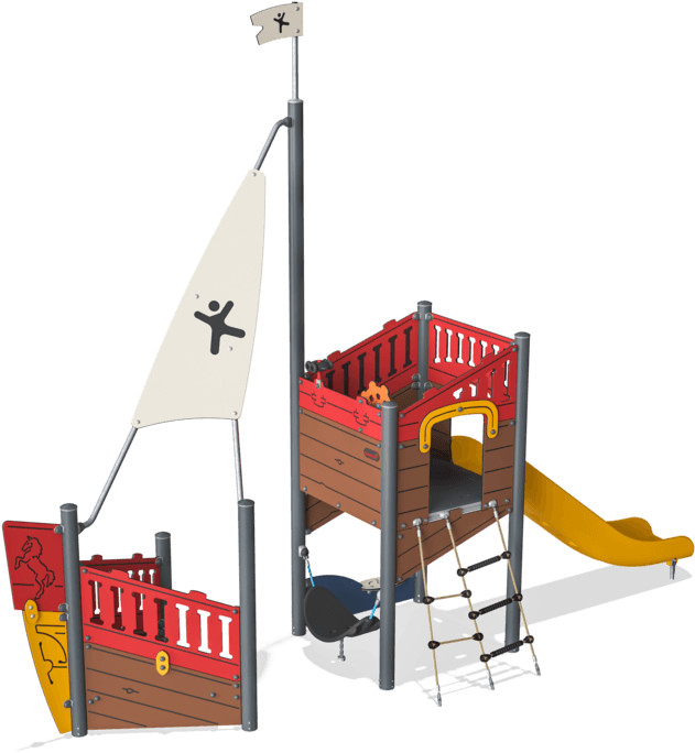 Download Transparent Basketball Hoop Side View Png - Kompan Pcm1025 ...