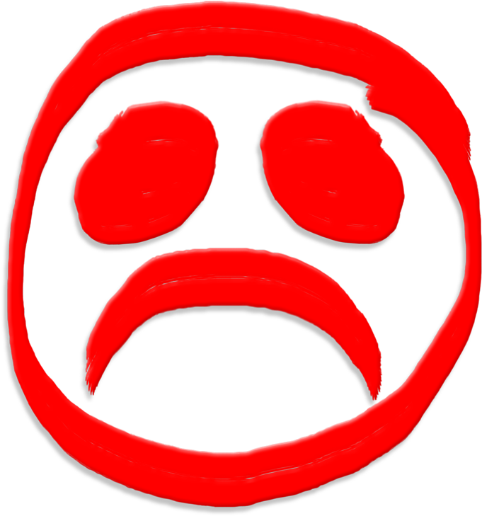 Download Sad Face Symbol - ClipartKey