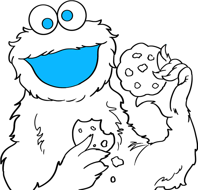 Download How To Draw Cookie Monster From Sesame Street - Easy To Draw ...