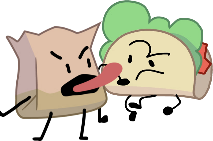 Download Image Barf Bag And - Bfdi Taco Barf Bag - ClipartKey