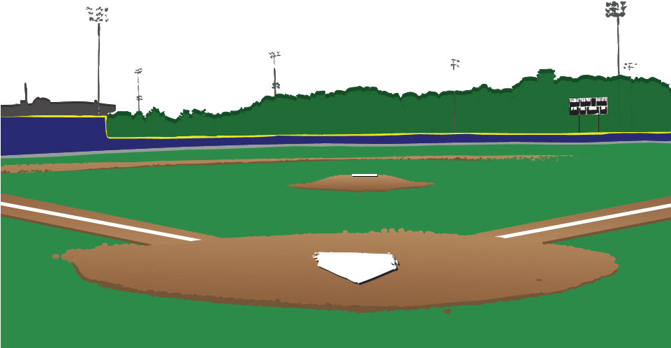Download Baseball Field Cartoon - Cancha De Beisbol Cartoon - ClipartKey