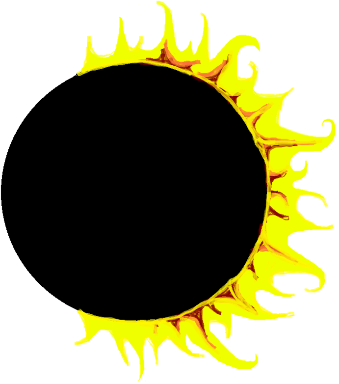 Download Eclipse Clipart Sun Symbol - Solar Eclipse Clip Art - ClipartKey