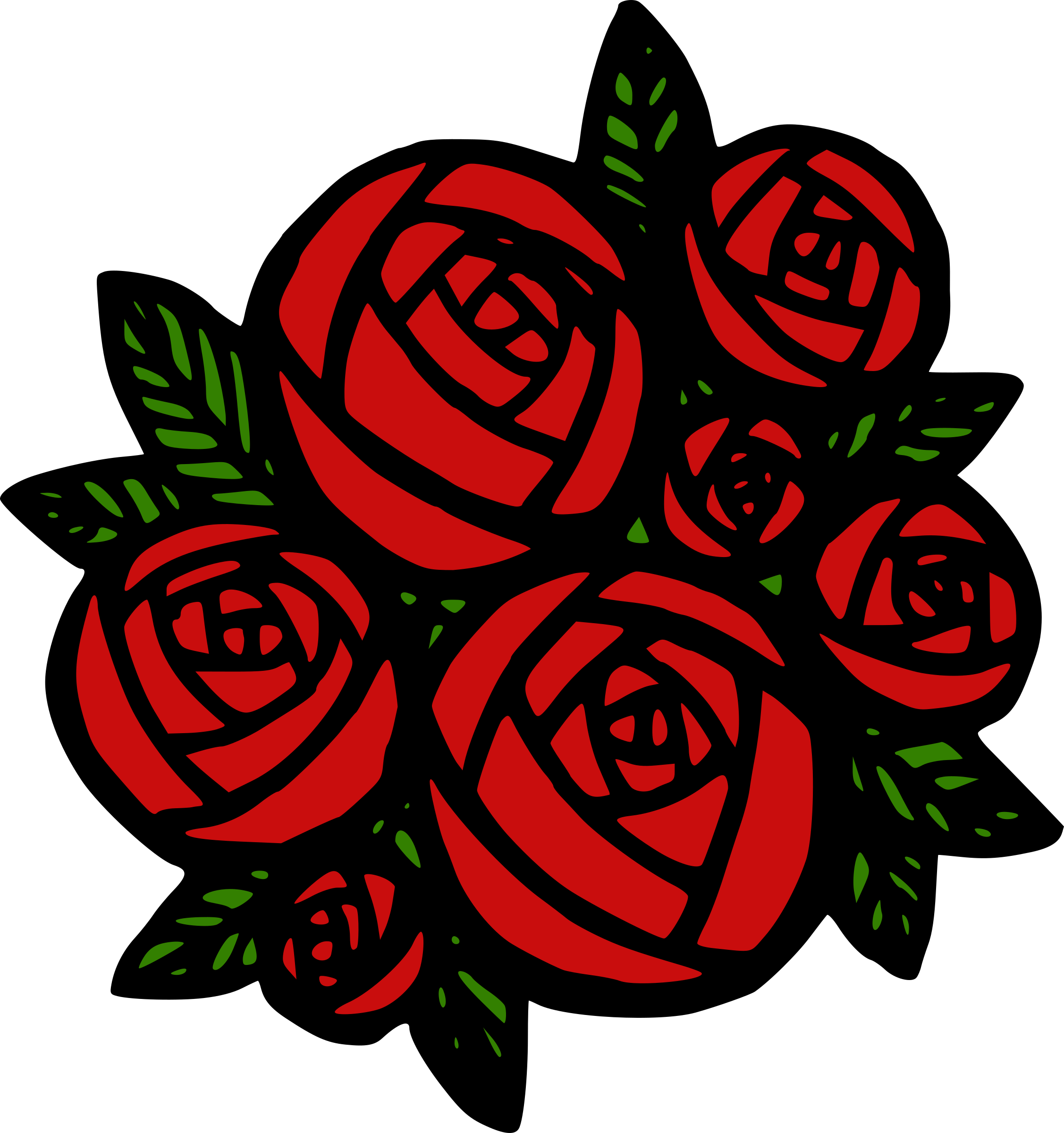 Download Bunch Of Red Roses - Bunch Of Roses Clip Art - ClipartKey