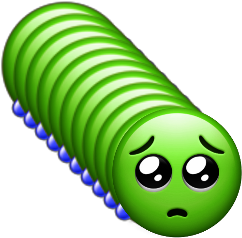 Download #worm #freetoedit #cute #sad - Caterpillar - ClipartKey