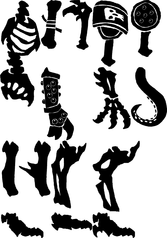 Download Transparent Body Parts Clipart - Cartoon Character Png Body ...