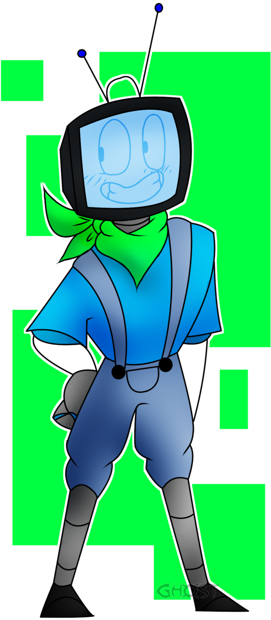 Download Static Drawing Tv Retro - Cartoon - ClipartKey