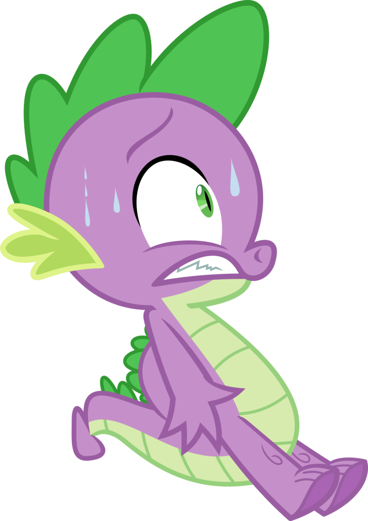 Download Drawing Sweat Vector - Mlp Spike Vector Deviantart - ClipartKey