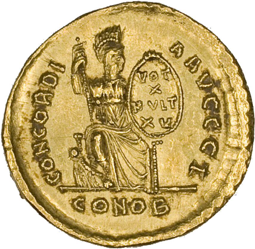 Download Ancient Coins Png - Solidus (coin) Of Emperor Theodosius ...