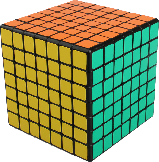 Download 7*7*7 - 12 12 Rubik's Cube - ClipartKey