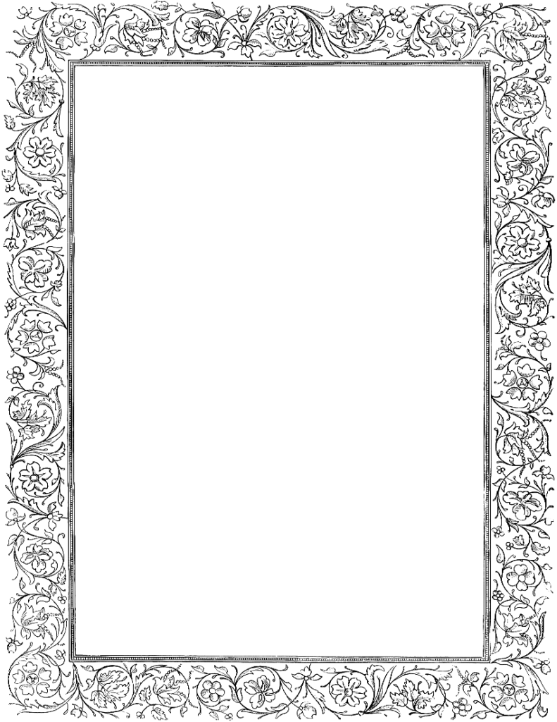 Download Transparent Pretty Border Png - Victorian Border - ClipartKey