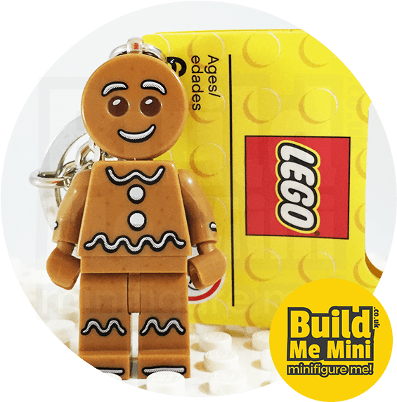 Download Lego Christmas Gingerbread Man Minifigure Keychain - Lego ...
