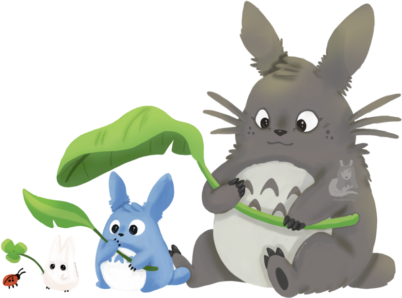 Download Totoro Art , Png Download - Cute My Neighbor Totoro Art ...