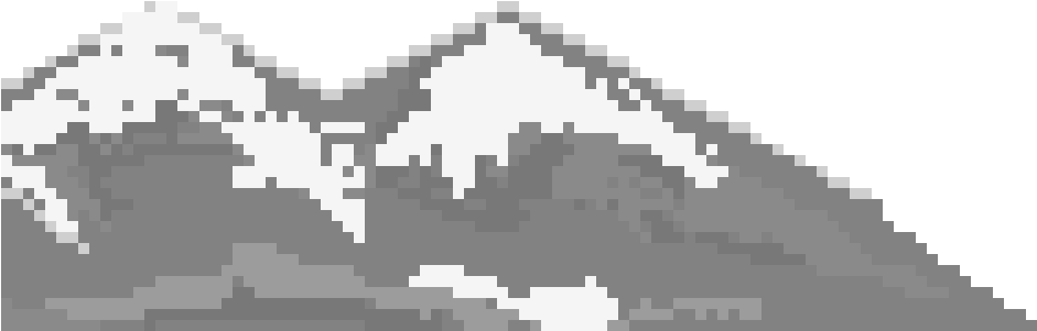 Download Clip Art Mountain Pixel Art - Mountains Pixel Art Png - ClipartKey
