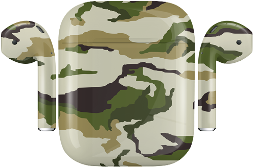 Download Apple Wireless Air-pods, Camouflage Matte Custom Color ...