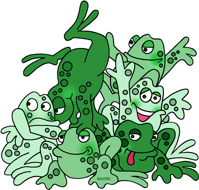 Download Six Frogs - Number 6 With Objects Clip Art - ClipartKey
