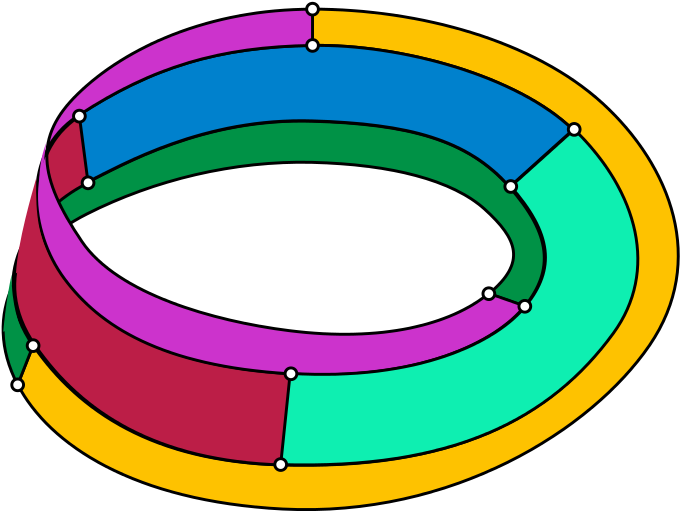 Download Tietze"s Subdivision Of A Möbius Strip Into Six Mutually ...