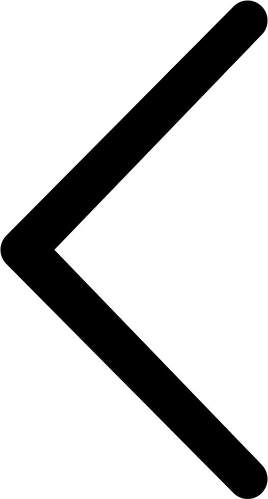 Download Chevron Thin Left - Less Than Arrow In Png - ClipartKey