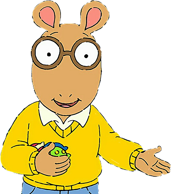 Download #arthur #freetoedit - Cartoon Character With Yellow Jacket ...