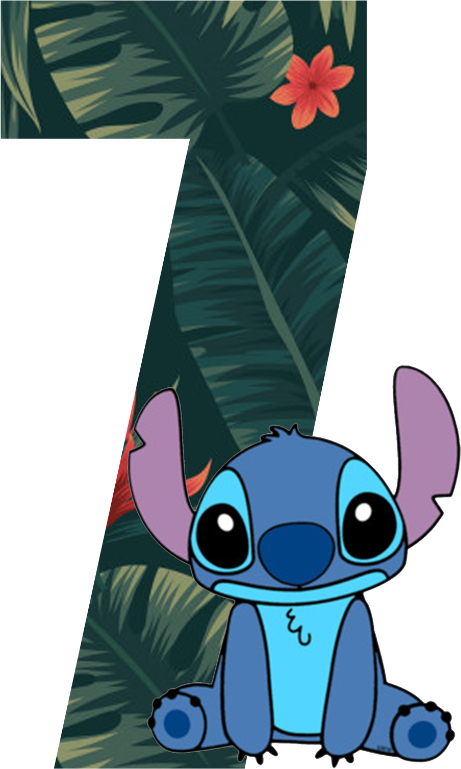 Download Lilo E Stitch Numero 1 Png - ClipartKey