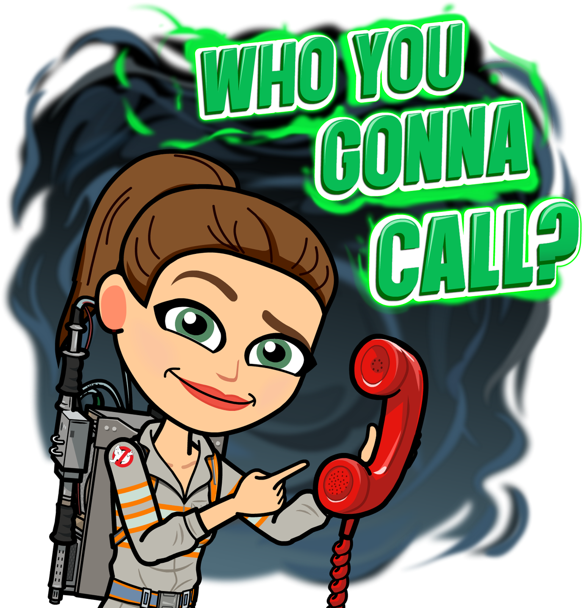 Download Ghostbusters Bitmoji - ClipartKey