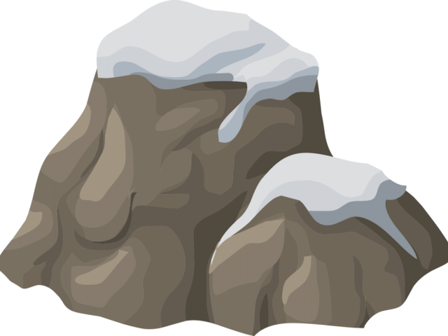 Download Snow Covered Rock Clipart - ClipartKey