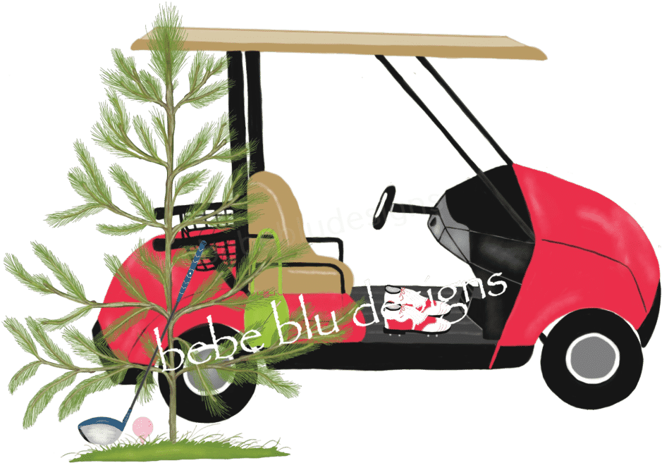 Download Golf Cart, Pine Tree Shoes Copy Copy - Golf Cart - ClipartKey