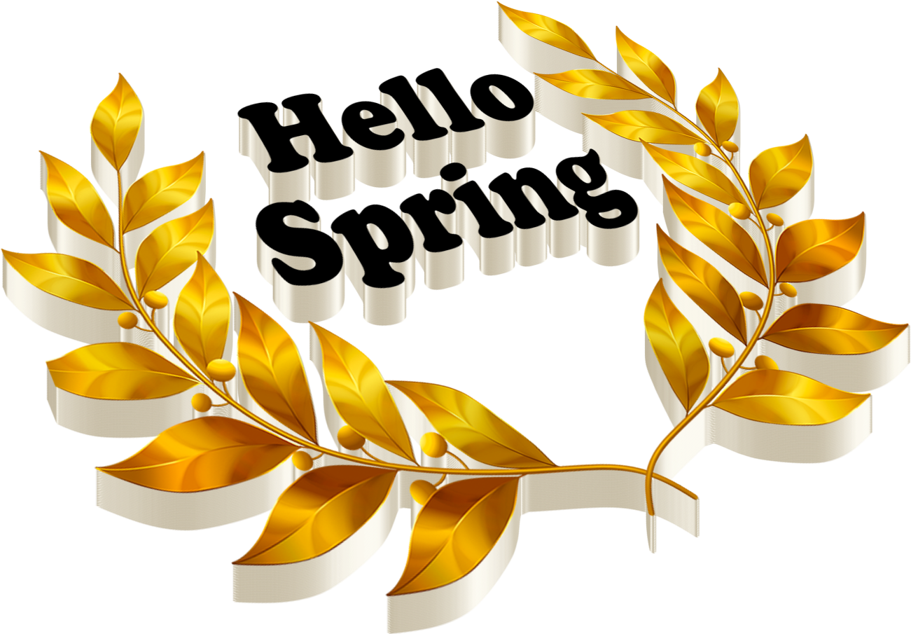 Download Hello Spring Png Free Download - Illustration - ClipartKey
