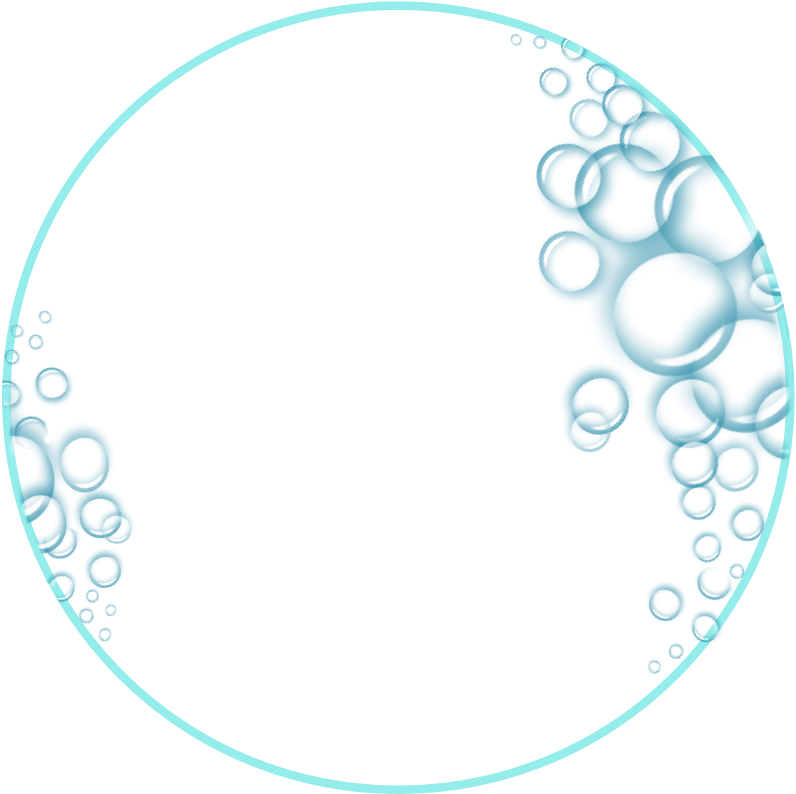 Download Transparent Bubbles Border Clipart - Bubble Frame Png ...