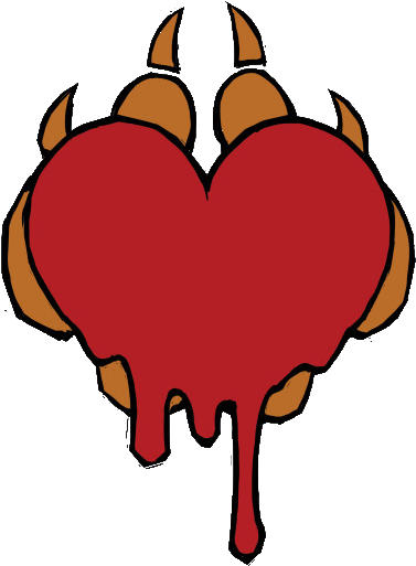 Download Paw Heart Png - Btd2 Ren Heart - ClipartKey
