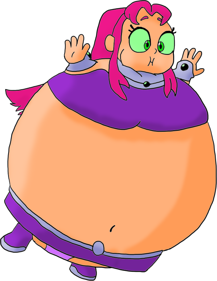 Download Teen Titans Go Fat Starfire - Teen Titans Go Starfire Belly ...