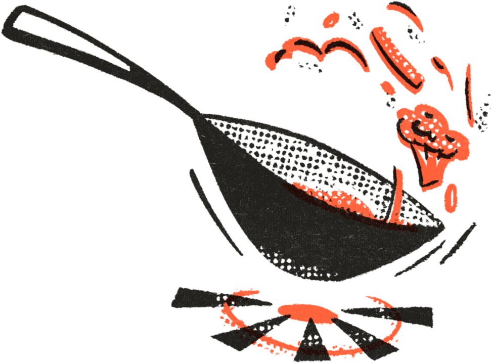 Download Lofi Stir Fry - Illustration - ClipartKey