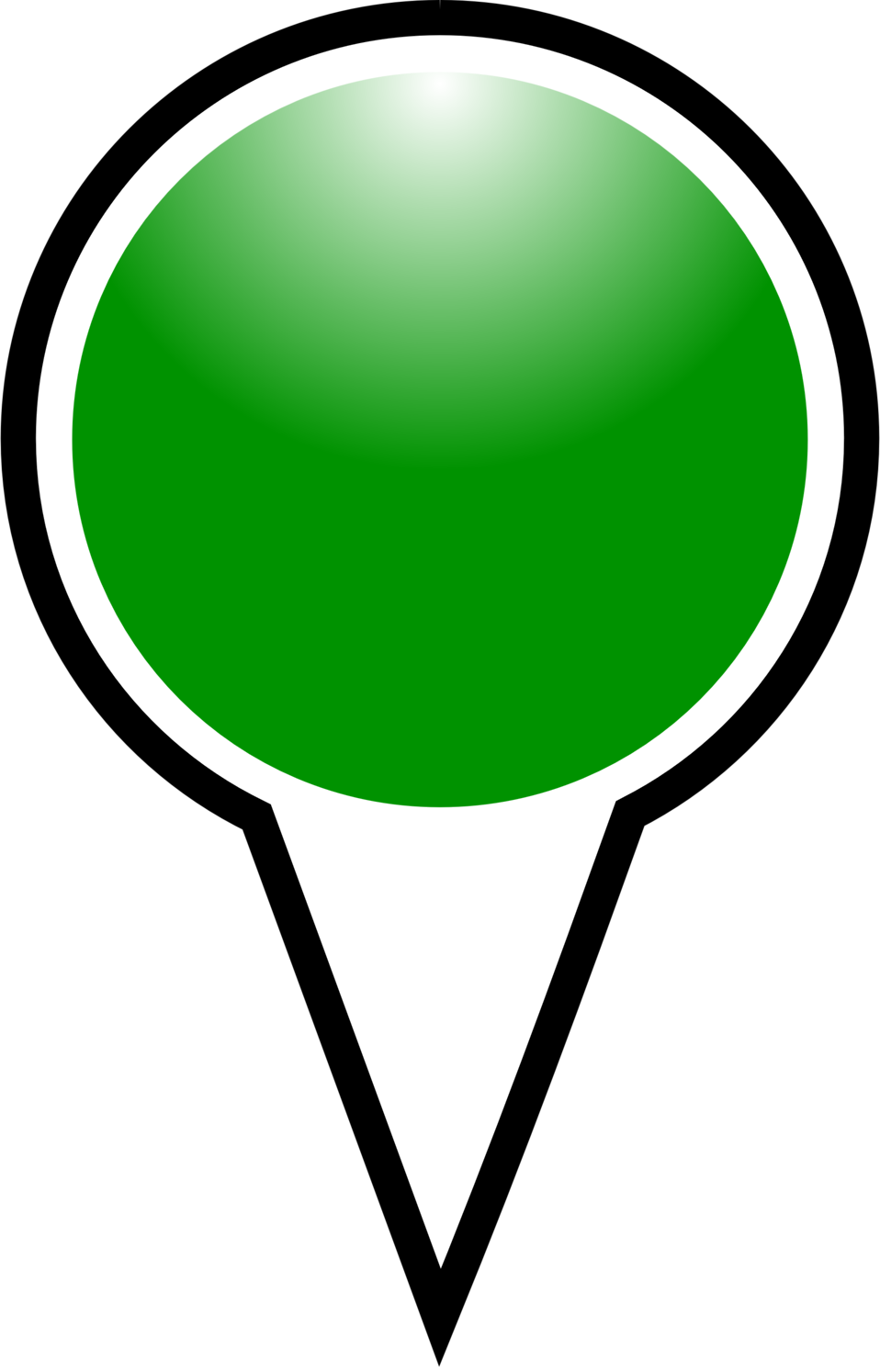 Download Squat Marker Green - Point Icon Green Png - ClipartKey