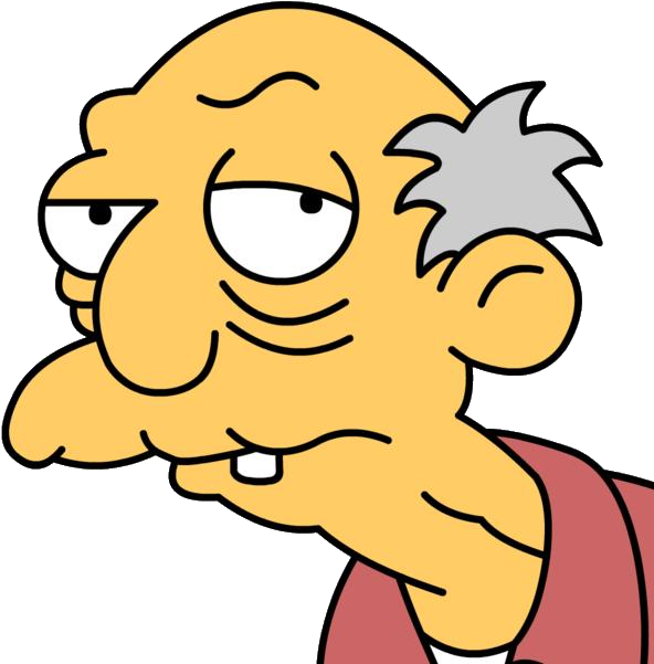 Download Image Old Jewish Manpng Simpsons Wiki Clipart - Old People In ...