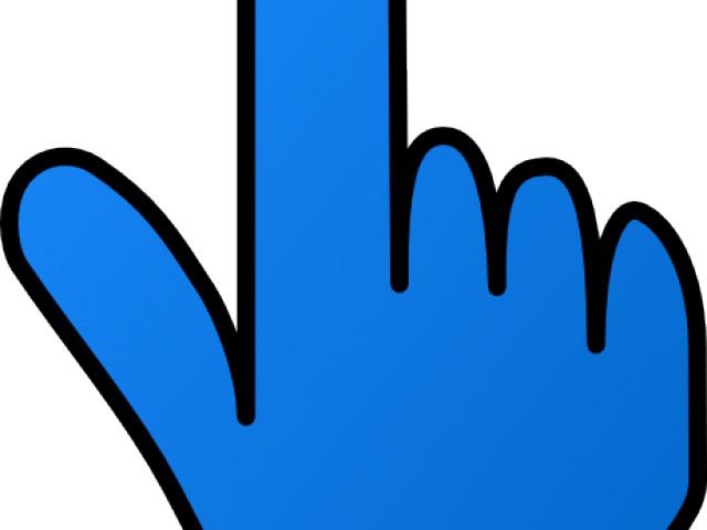 Download Pointing Finger Cliparts - Pointing Finger Clipart Blue ...