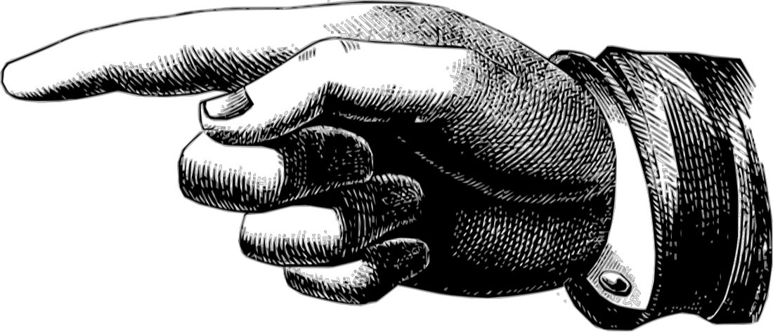 Download Finger Transparent Victorian - Vintage Pointing Hand Png ...