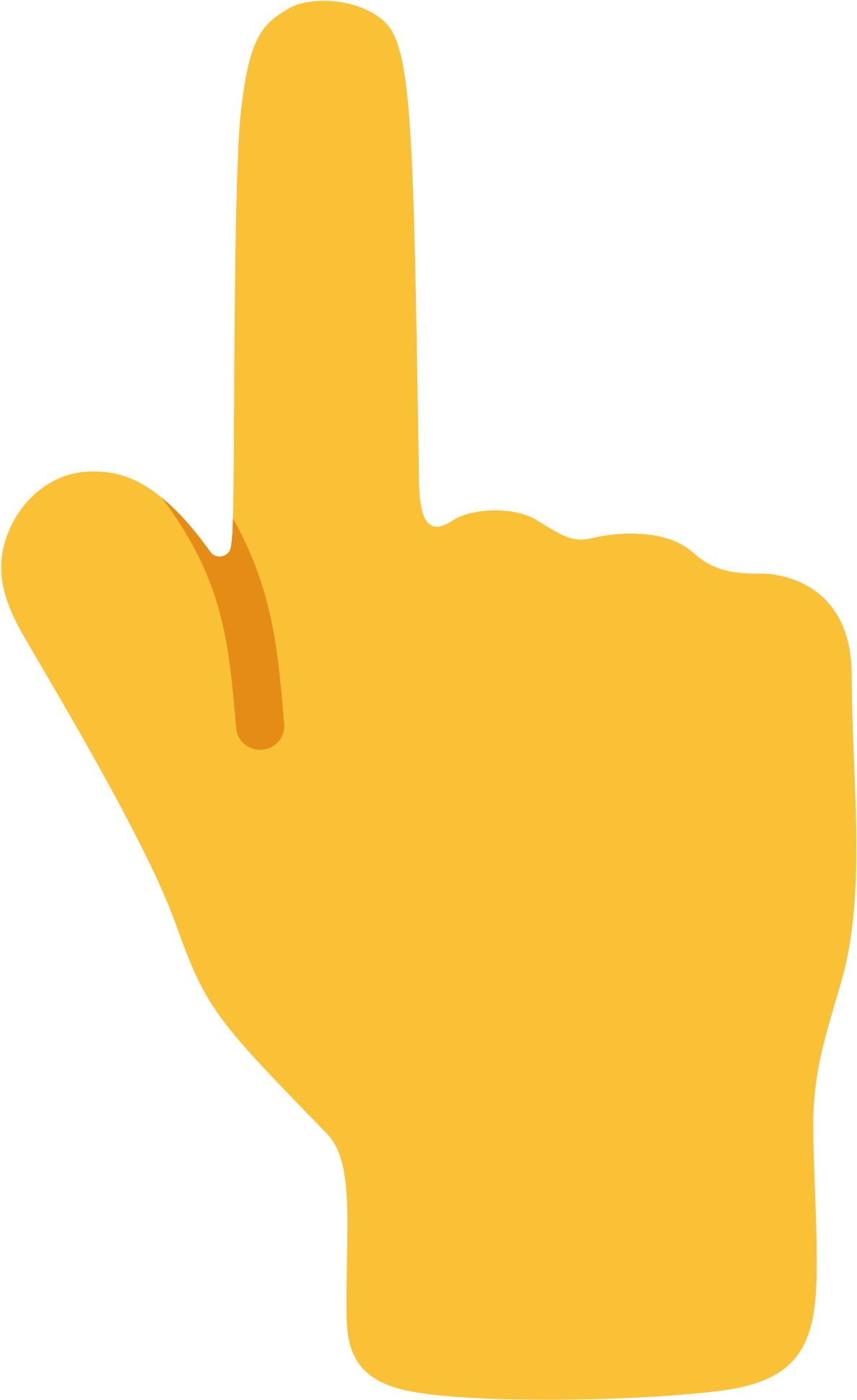 Download Finger Emoji - ClipartKey
