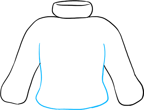 Download Sweater Drawing Easy And How To Draw A - Easy Sweater Drawing ...