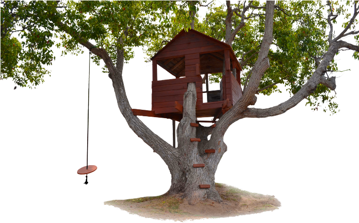 Download Freetoedit Ftestickers Tree Swing Treehouse - Tree House ...