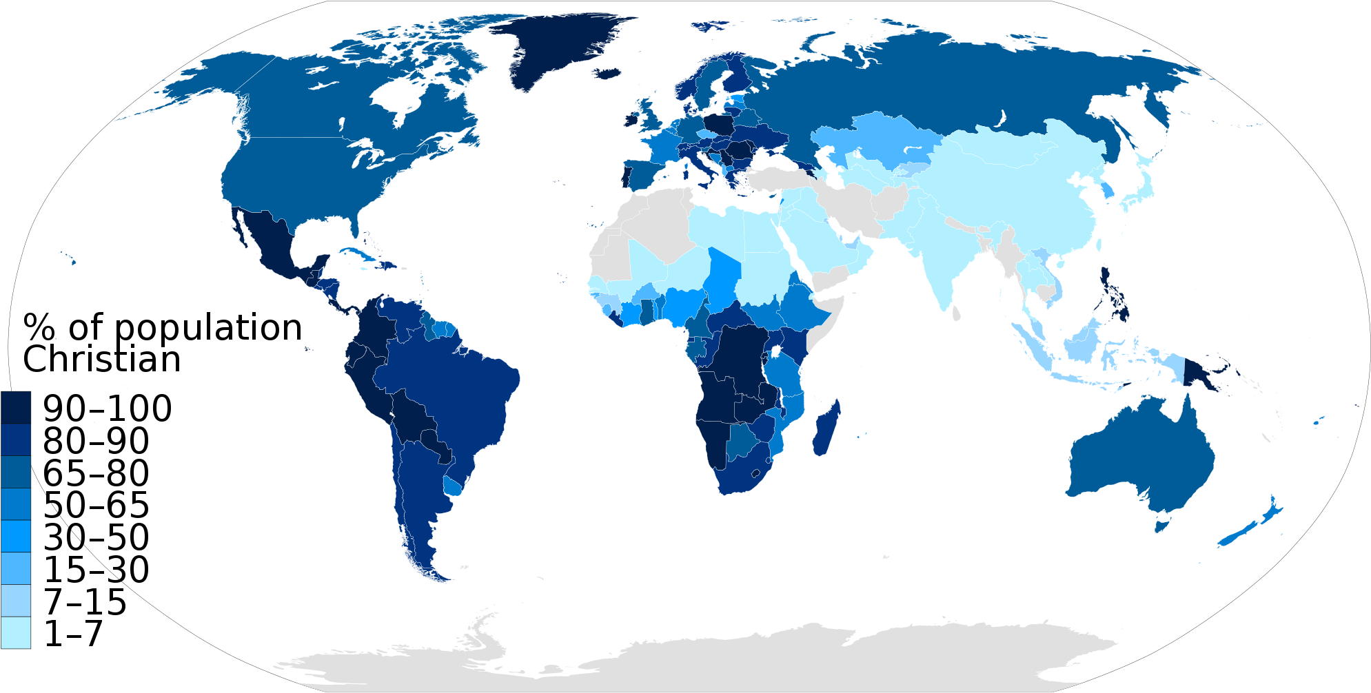 Download Christianity Wikipedia The Global - Death Rate Choropleth Map ...