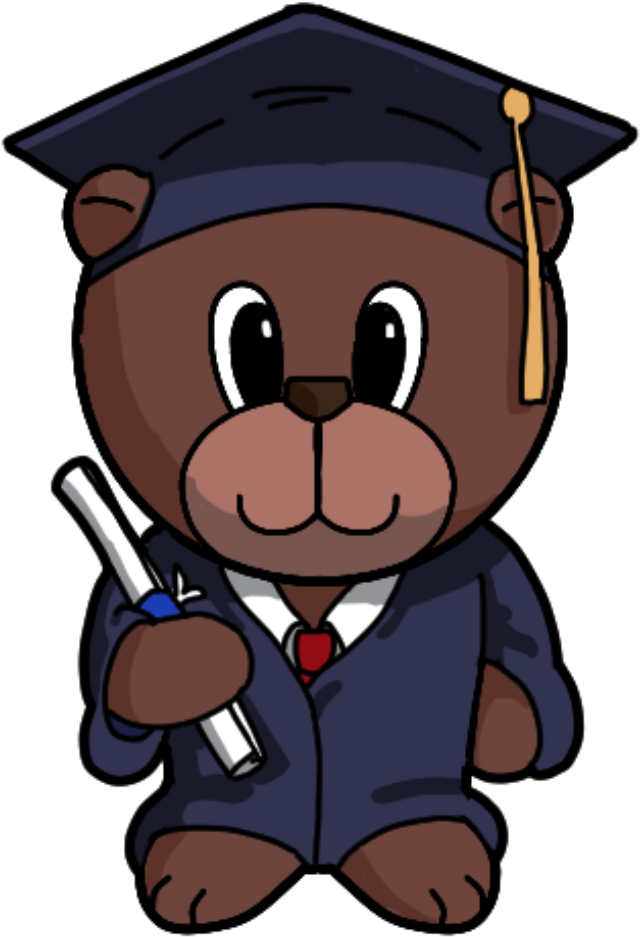 Download Teddy Clipart Graduation - Cartoon Graduation Bear Png ...