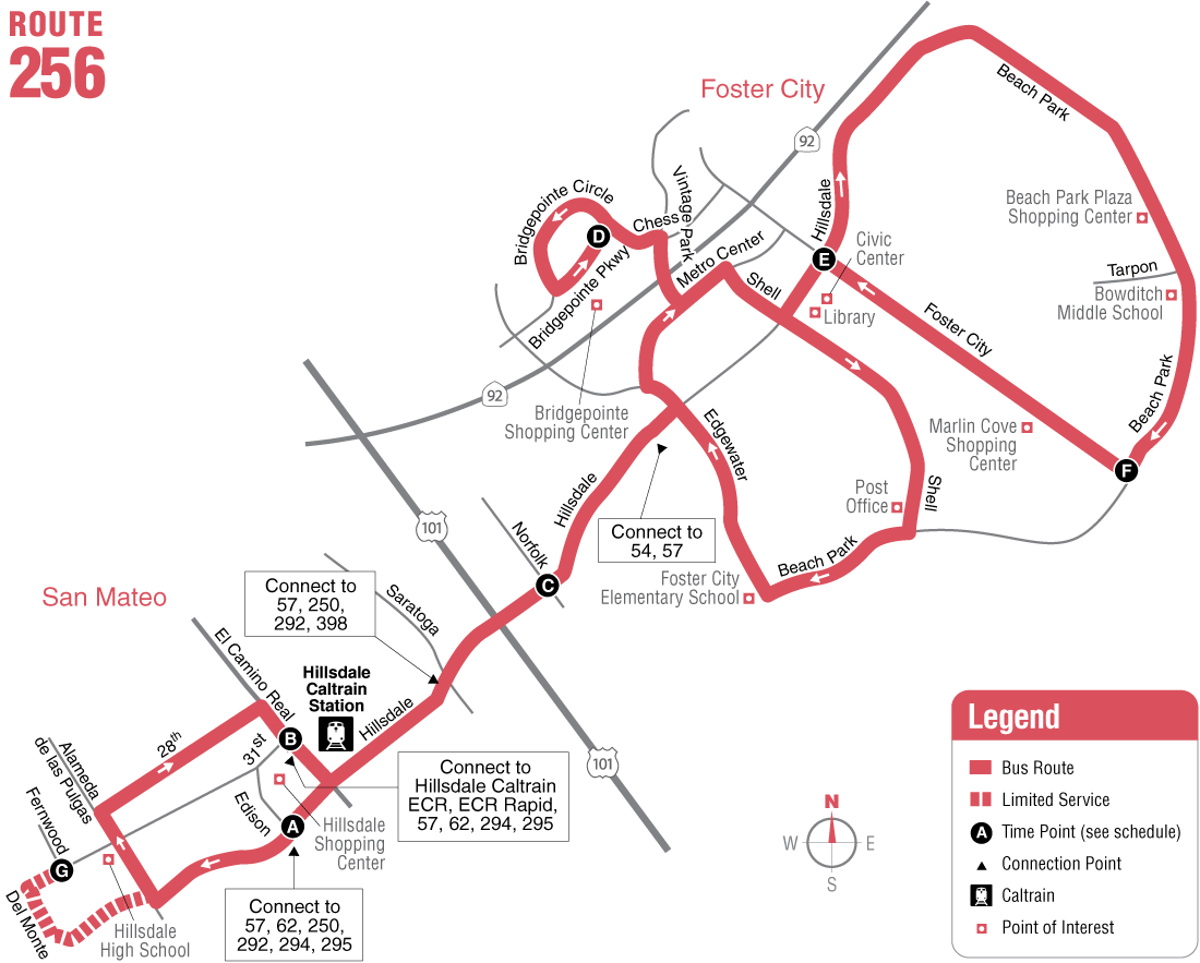 Download Transparent Map Point Png - 251 Bus Route - ClipartKey