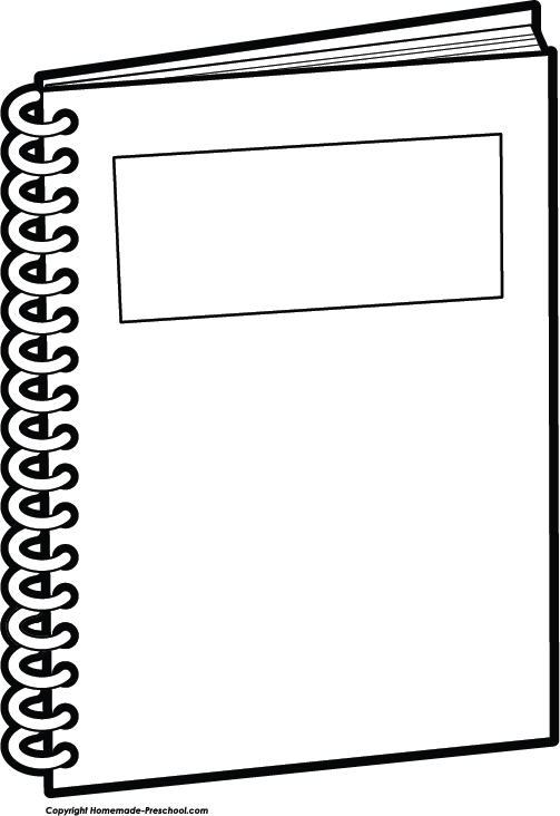 Download Clip Art Coloring Page Notebook - ClipartKey