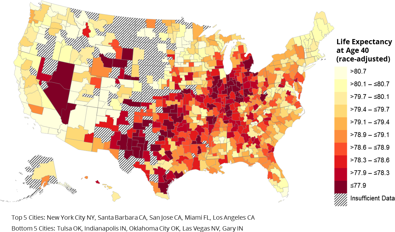 Download Life Clipart Life Map - Life Expectancy In America - ClipartKey