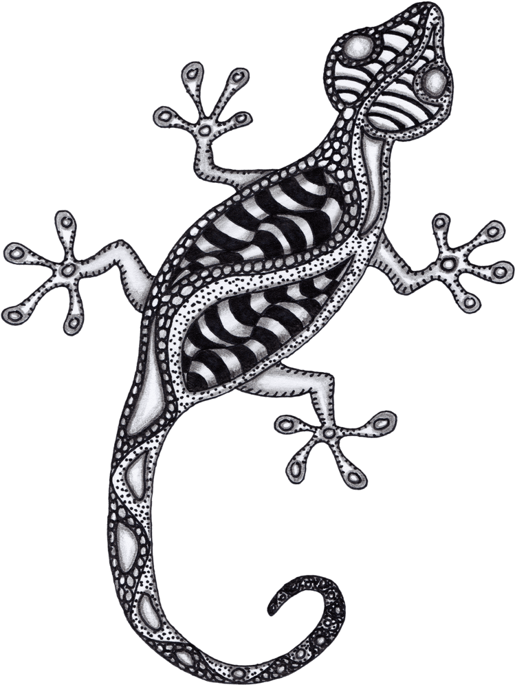 Download How To Draw A Gecko Leopard Step By Easy The Gekko - Banded ...